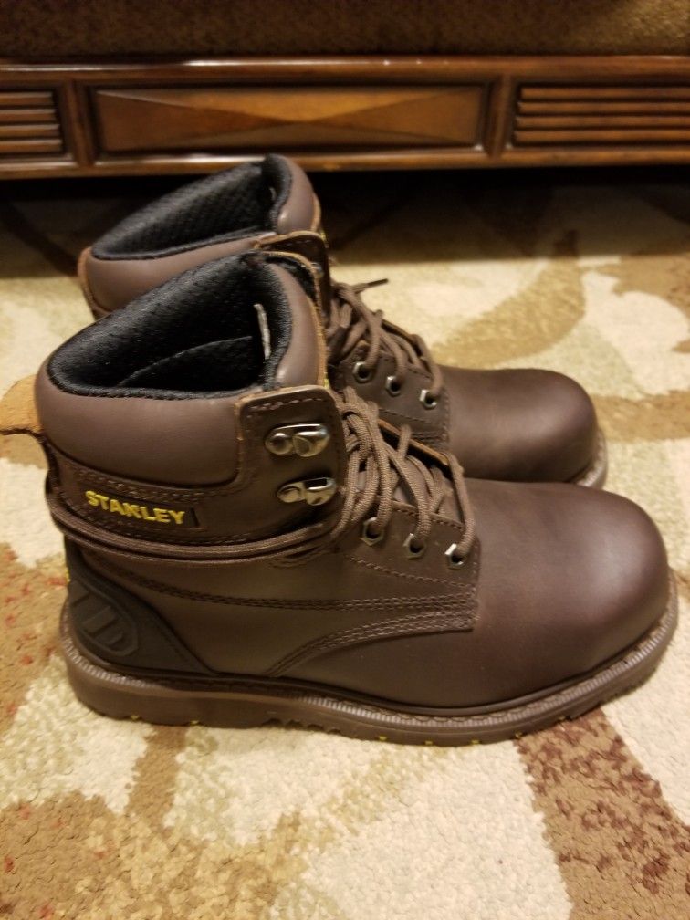 Men's Stanley Steel Toe Work Boots Size 7.5 for Sale in Rowland Heights ...