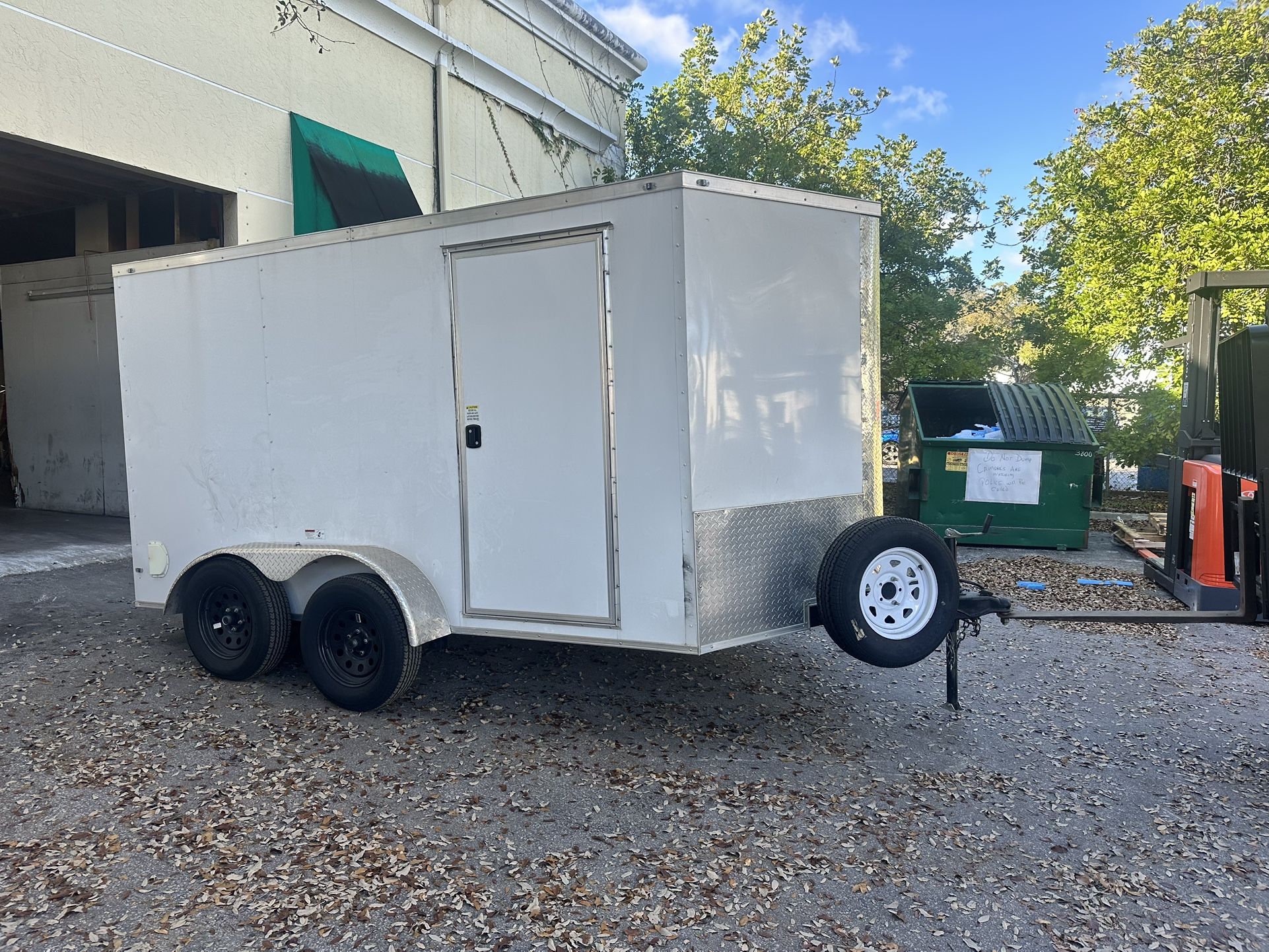 Dual Axle 2022 / 7x14 Like New Trailer for Sale in Hollywood, FL - OfferUp