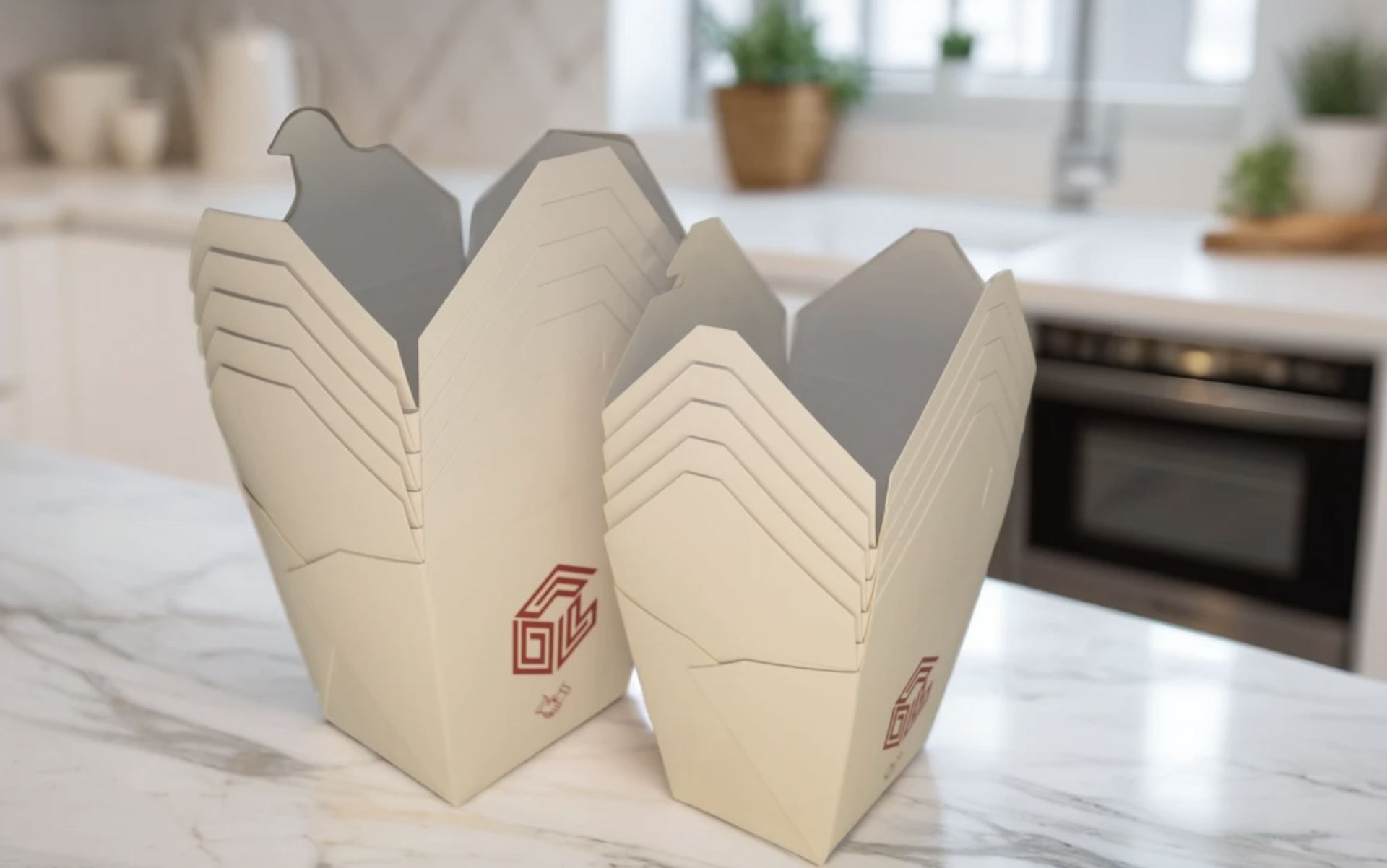 White Rice Box Containers 26 Oz 400 Count $32 For Restaurant Take Out ...