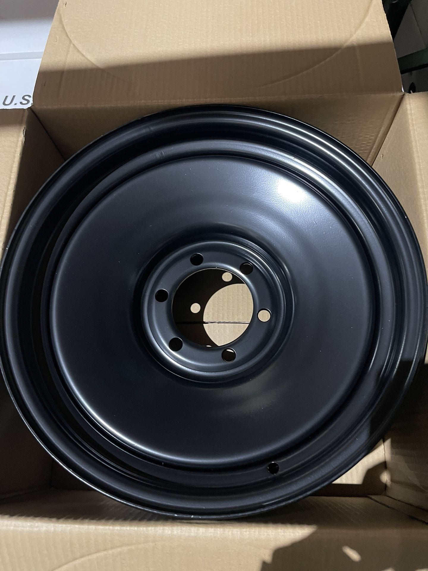 Set Of Four Steel Wheels Us Wheel Rat Rod Rims C10 Truck 6x5.5 Chevy ...