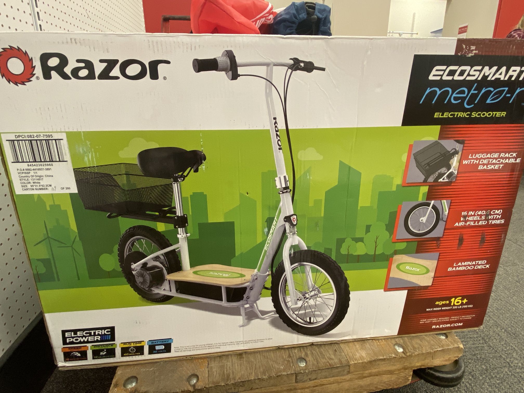 $500 OBO Razor EcoSmart Metro R Electric scooter - White !!!Brand New ...