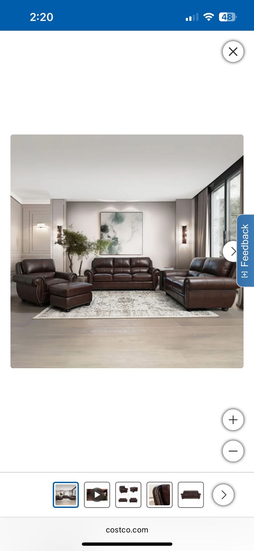 Austin Leather Collection, Brown for Sale in Los Angeles, CA - OfferUp