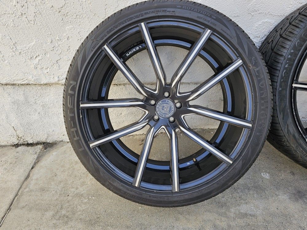 Tires/Rims 24 inch Lexani Rims w/Lionheart tires for Sale in Torrance ...