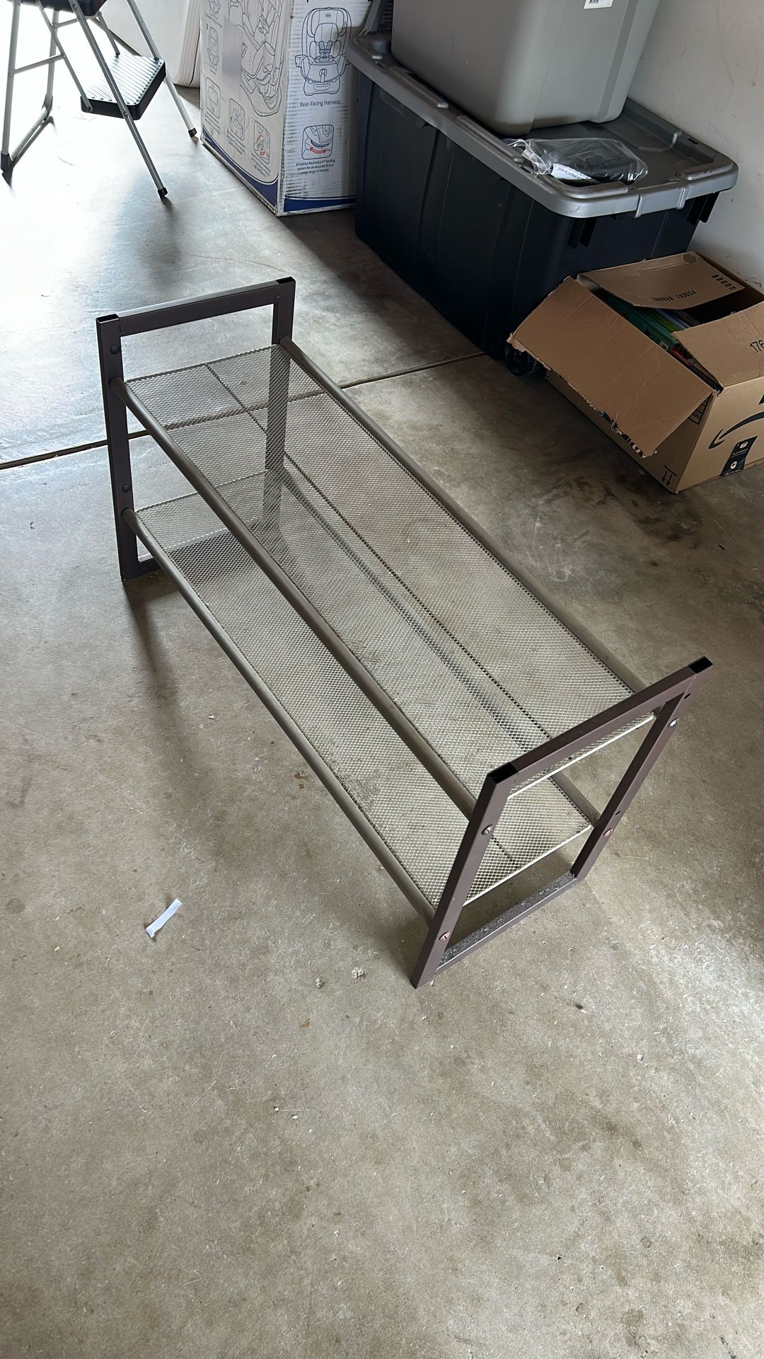 2 Tier Metal Shoe Shelf for Sale in San Diego, CA - OfferUp