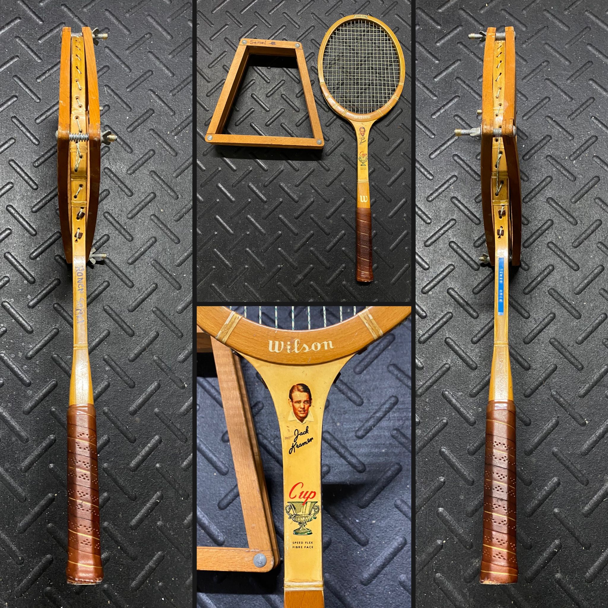 Jack Kramer Tennis Racket Mid Century Wilson Sports Equipment for Sale ...