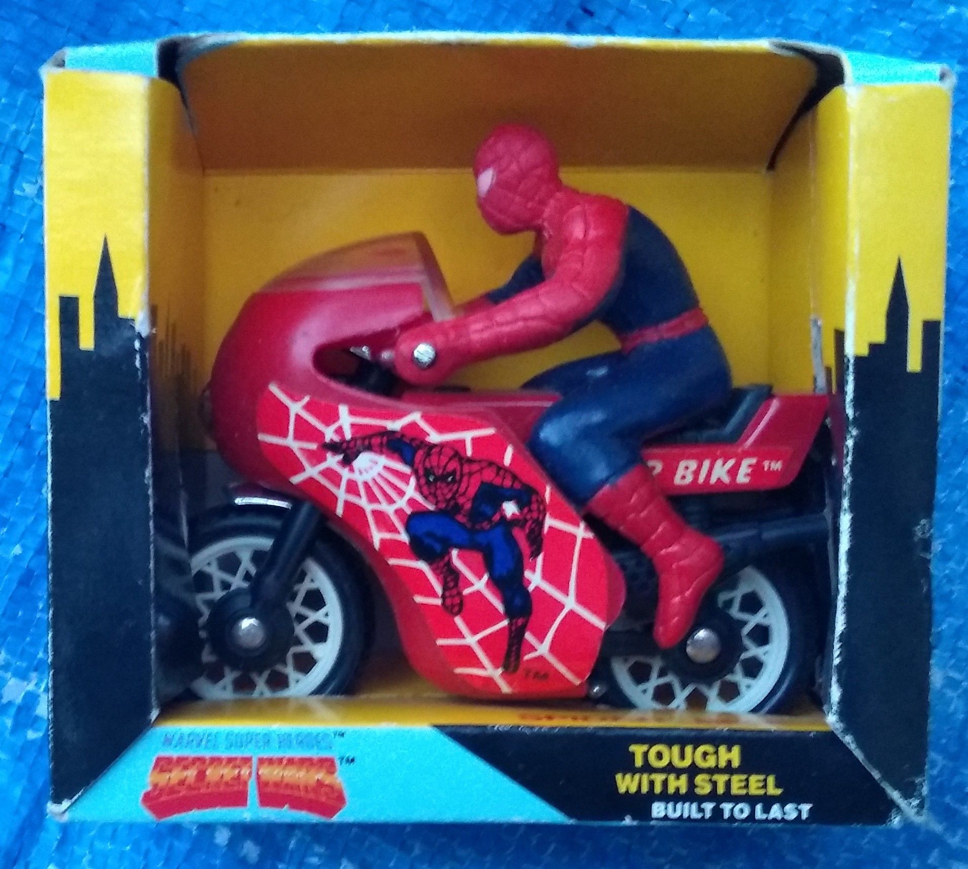 Secret Wars Spider-Man Spider Bike MIP 1984 Buddy L Vintage Toy Marvel ...