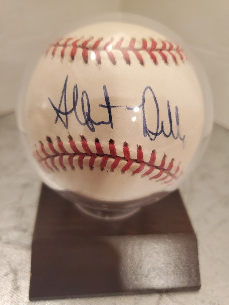 Albert Belle autographed field of dreams baseball great MLB collectible ...