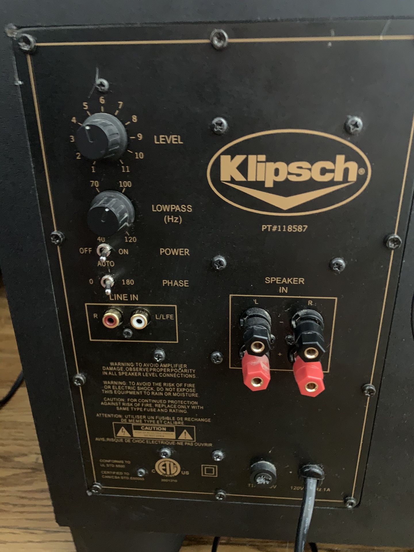 Klipsch KSW-10 powered subwoofer for Sale in Scottsdale, AZ - OfferUp
