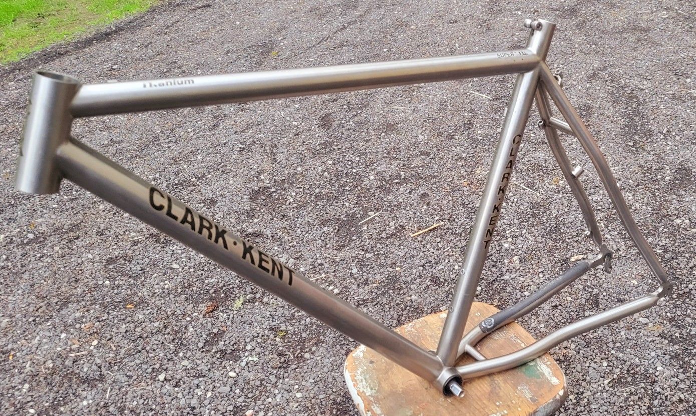 Vintage Clark Kent F-14 Titanium MTB Frame Hand Made In Colorado 26 ...