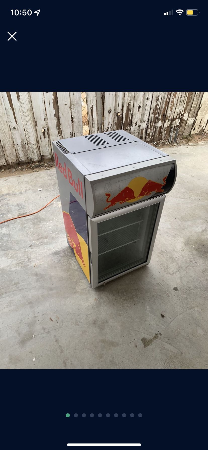 Red Bull Mini Fridge