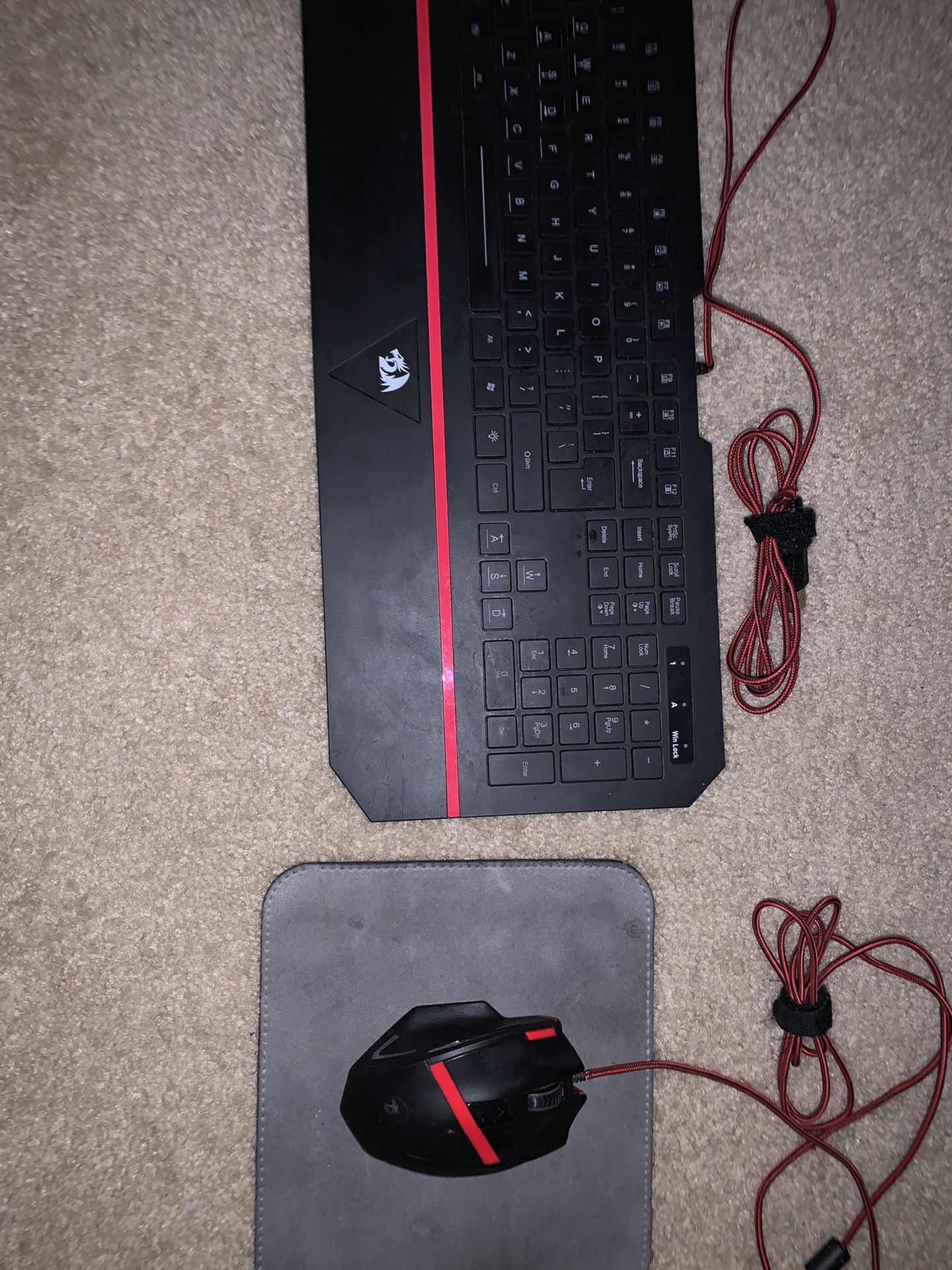 Red dragon k502 keyboard and mouse (comes with free mouse pad) for Sale ...