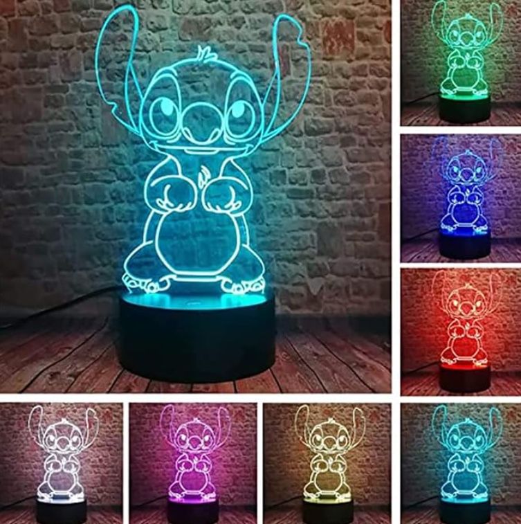 3D Led 16 Color Night Light Table Lamp Remote for Sale in Philadelphia ...
