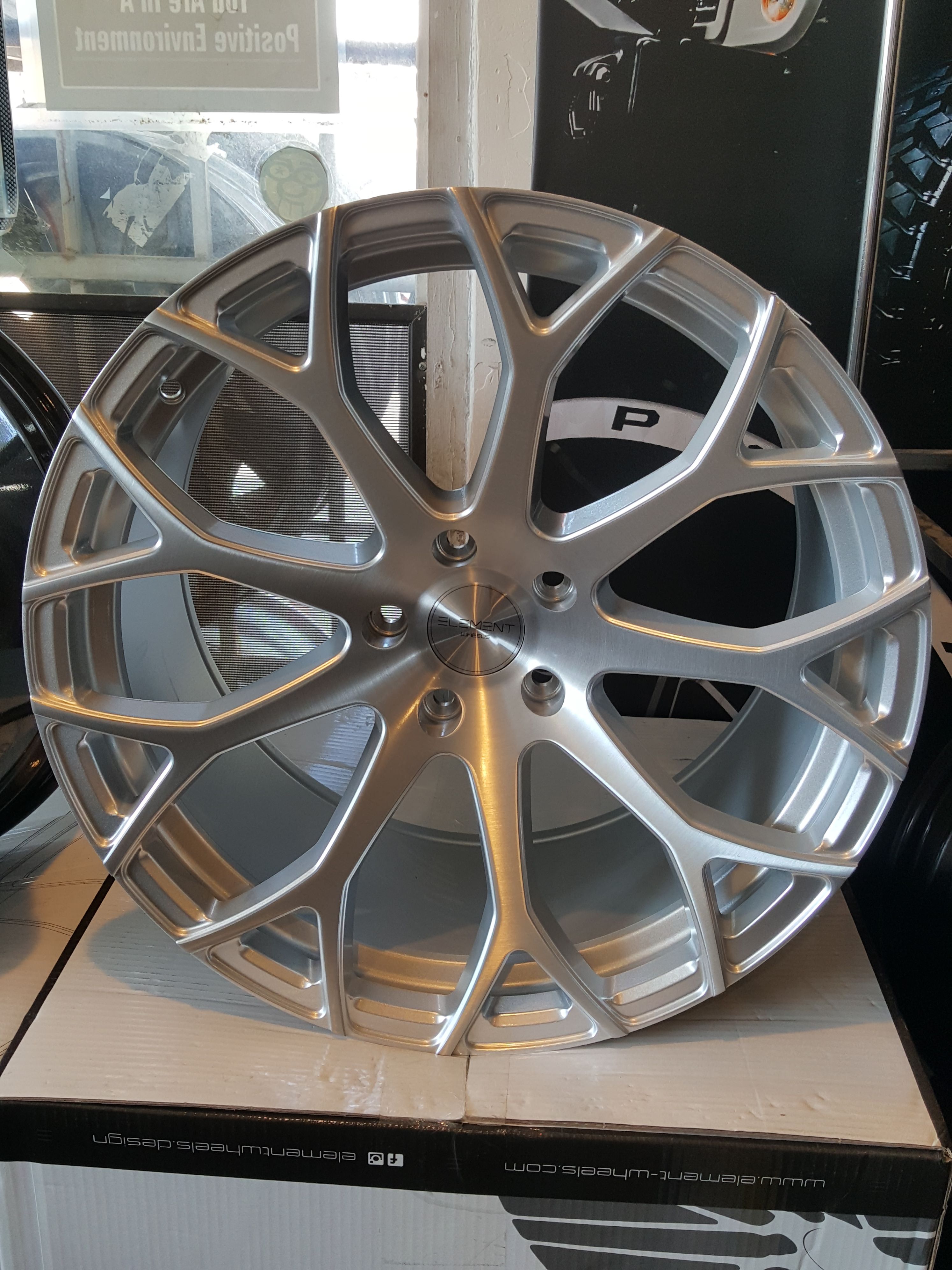 ELEMENT EL99 WHEEL 20X9 5X120 BRUSHED SILVER 999 WE FINANCE for Sale in ...