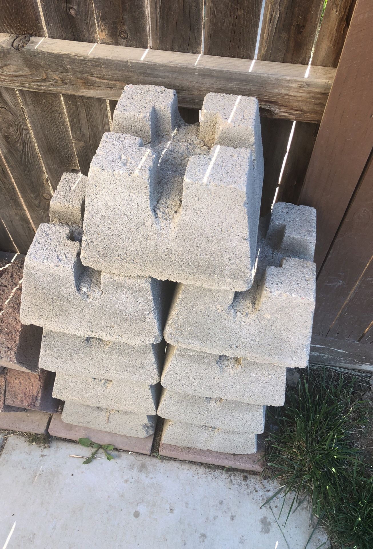 9 concrete Blocks 4x4 for Sale in Los Banos, CA - OfferUp