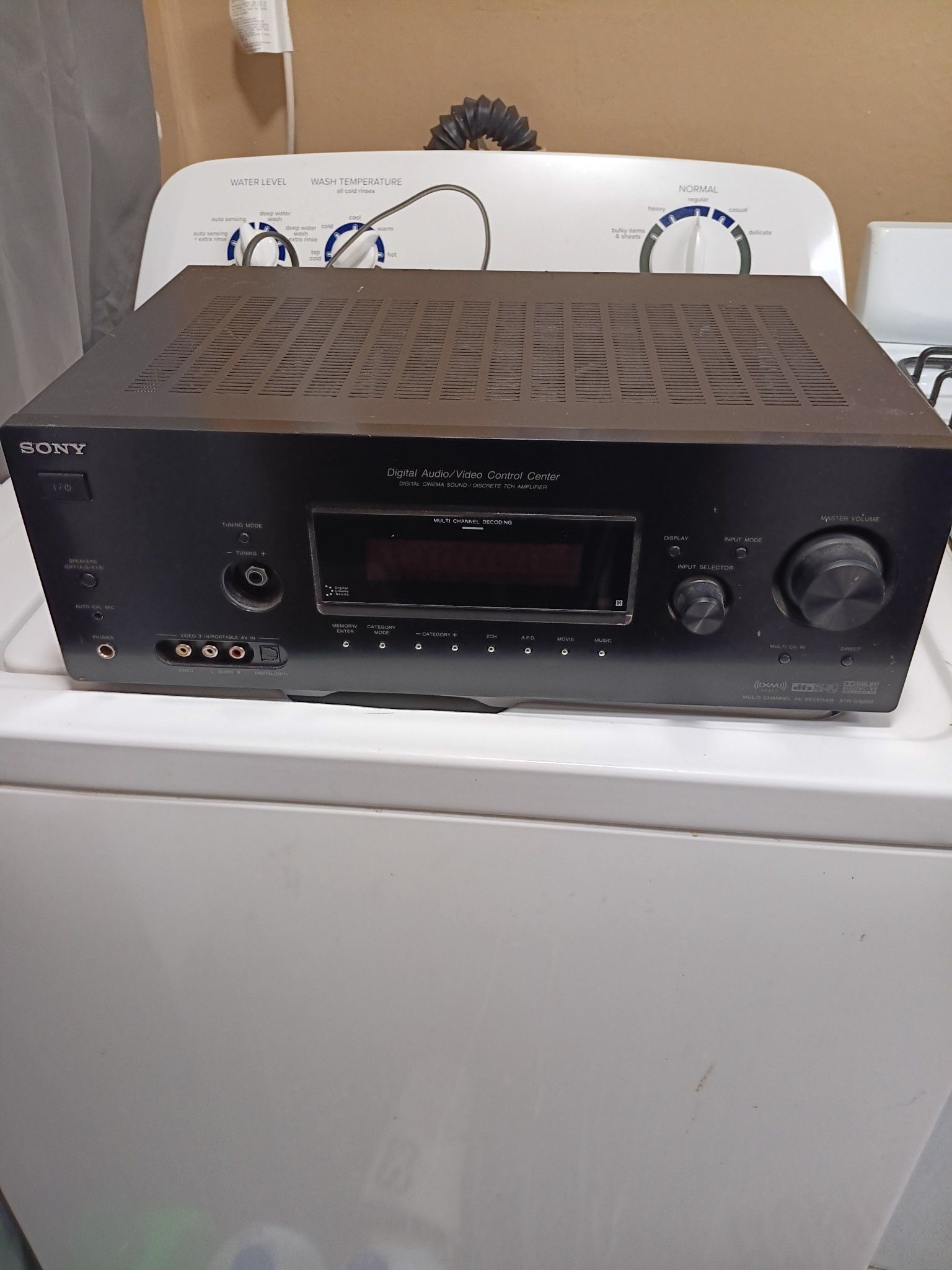 Sony STR-DG600 - AV Receiver - 7.1 Channel - 770 Watt (total) - Black ...