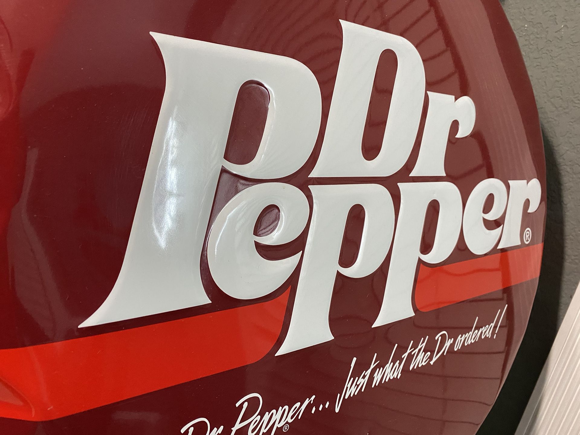 Large Vintage 27” Dr Pepper Button Sign for Sale in San Antonio, TX ...