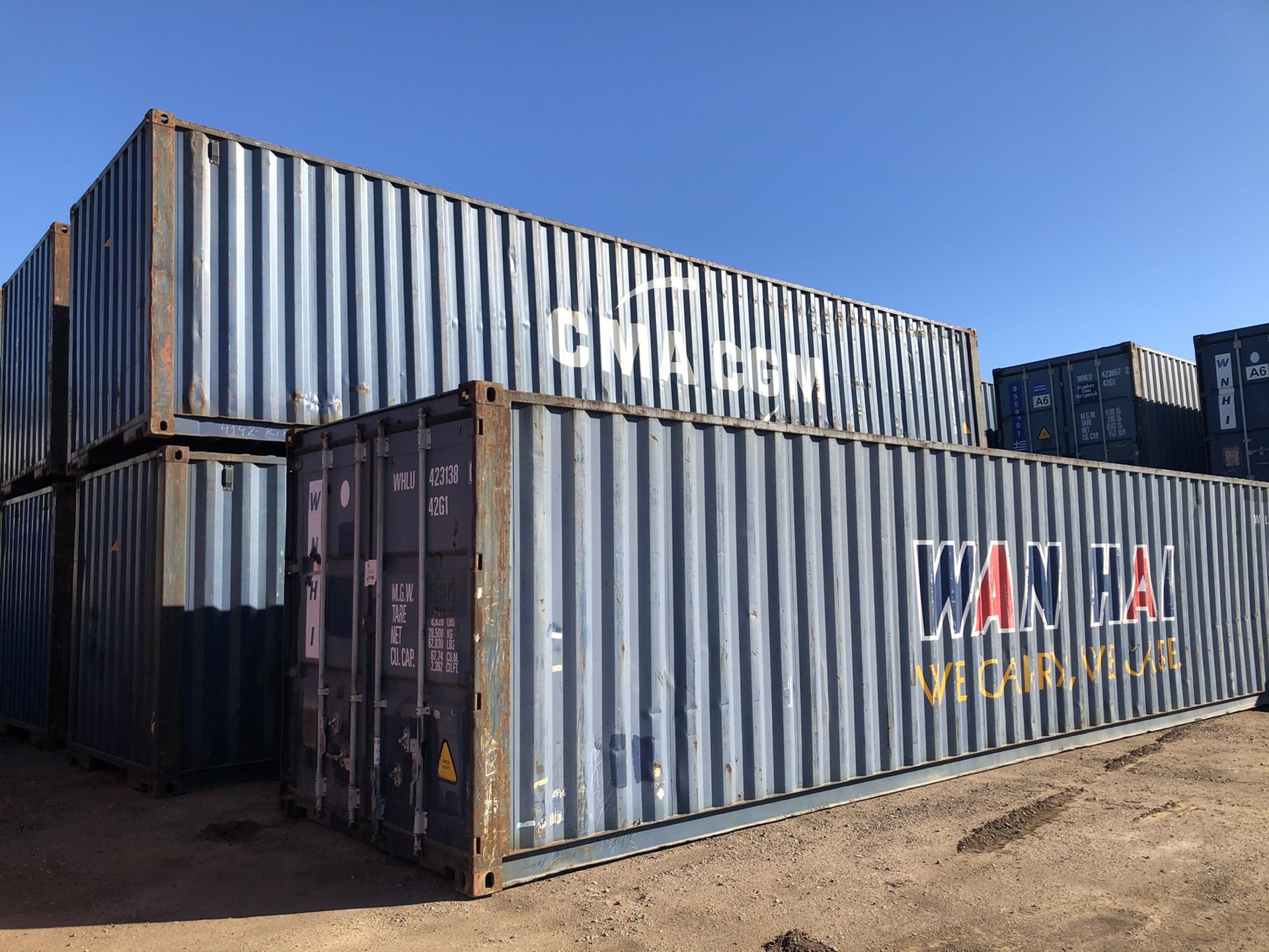 LOCAL 8x40 HIGH CUBE 9’6” extra tall shipping cargo container connex ...