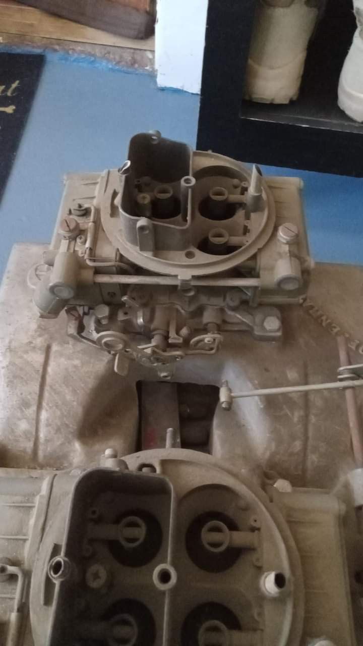 Small Block Chevrolet Offenhouser Cross Ram Intake Chevelle Camaro El ...