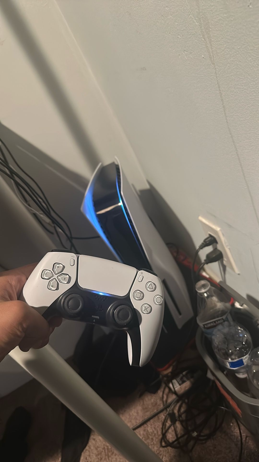 Ps5 Disc Edition (ps5 With Chords And White Controller ) for Sale in ...