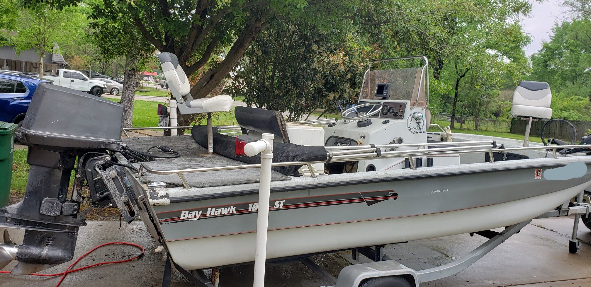 19 ft bay hawk for Sale in Crosby, TX - OfferUp