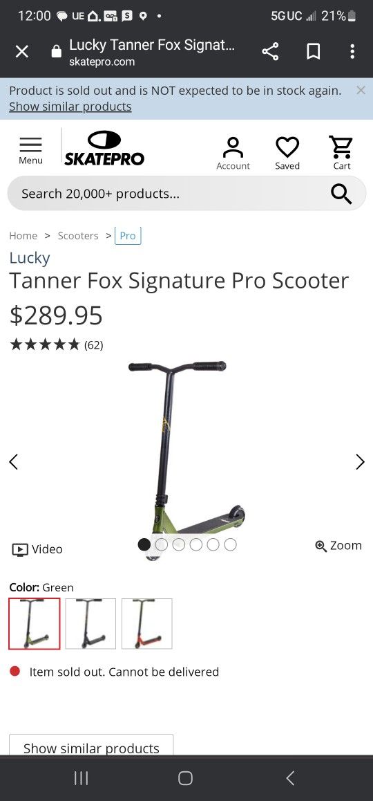 Tanner Fox Signature Pro Scooter for Sale in Las Vegas, NV - OfferUp