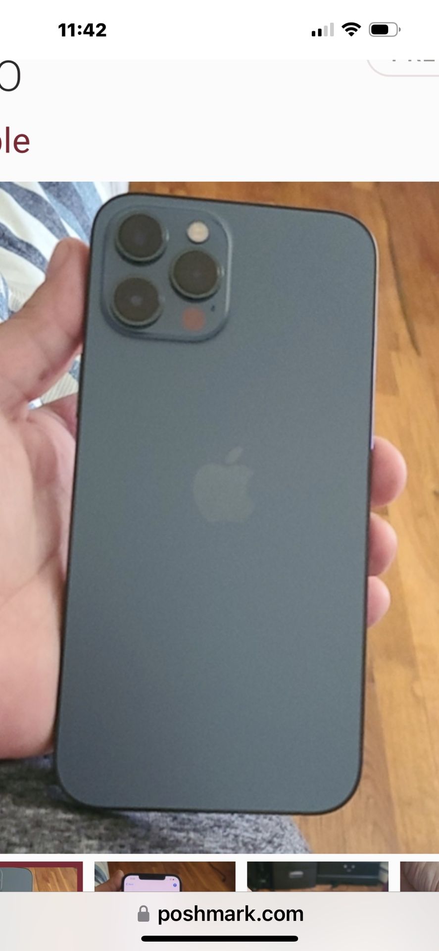 iPhone 12 Promax 256 , Pacific Blue for Sale in Mountain Mesa, CA - OfferUp