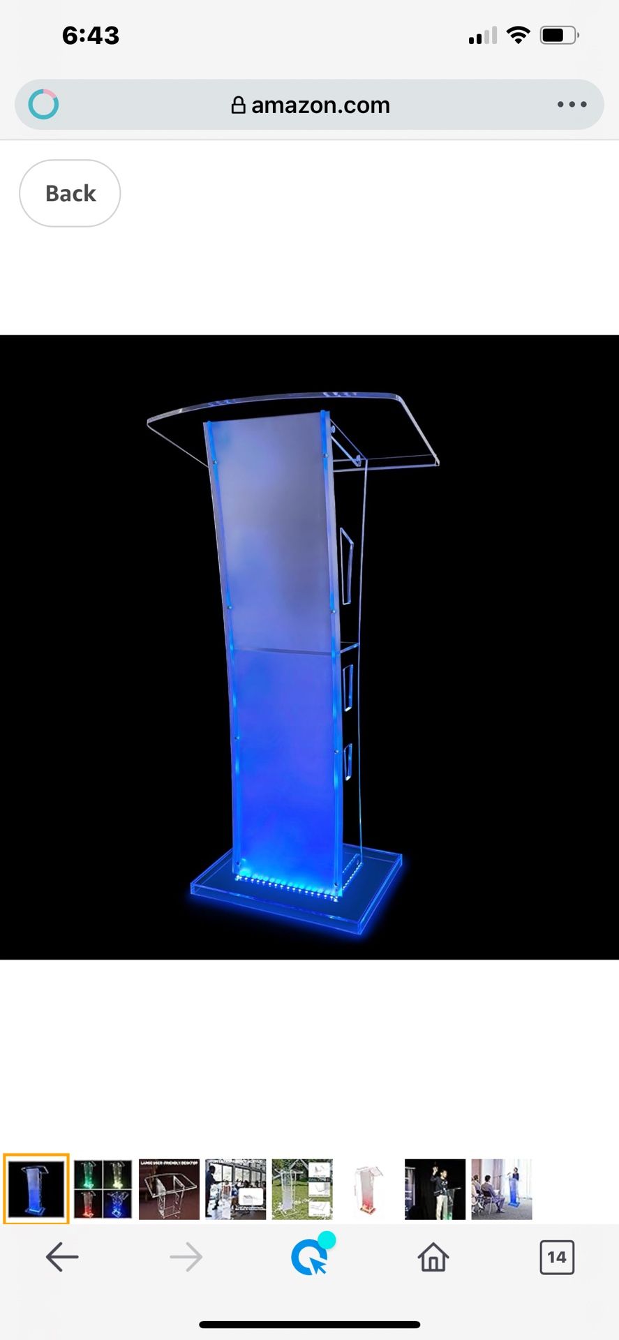 Church Pulpit Customized With 15 Colors Adjustable And 4 Flashing ...