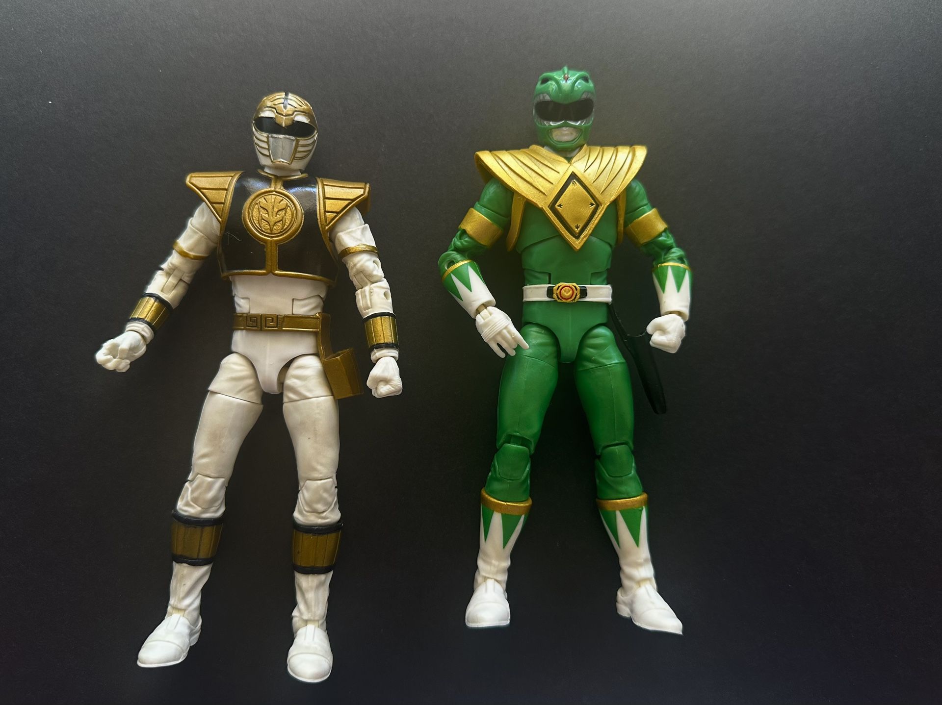 Mighty Morphin Power Rangers White Ranger Vs Green Ranger