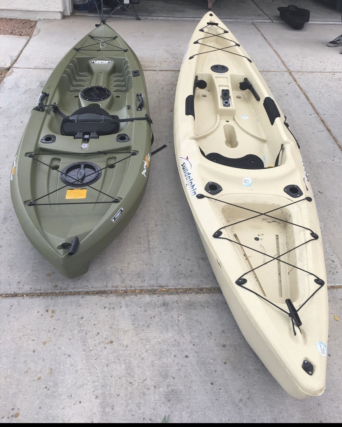 2 Angling Kayaks w/ Garmin Striker Fish finder for Sale in Henderson ...