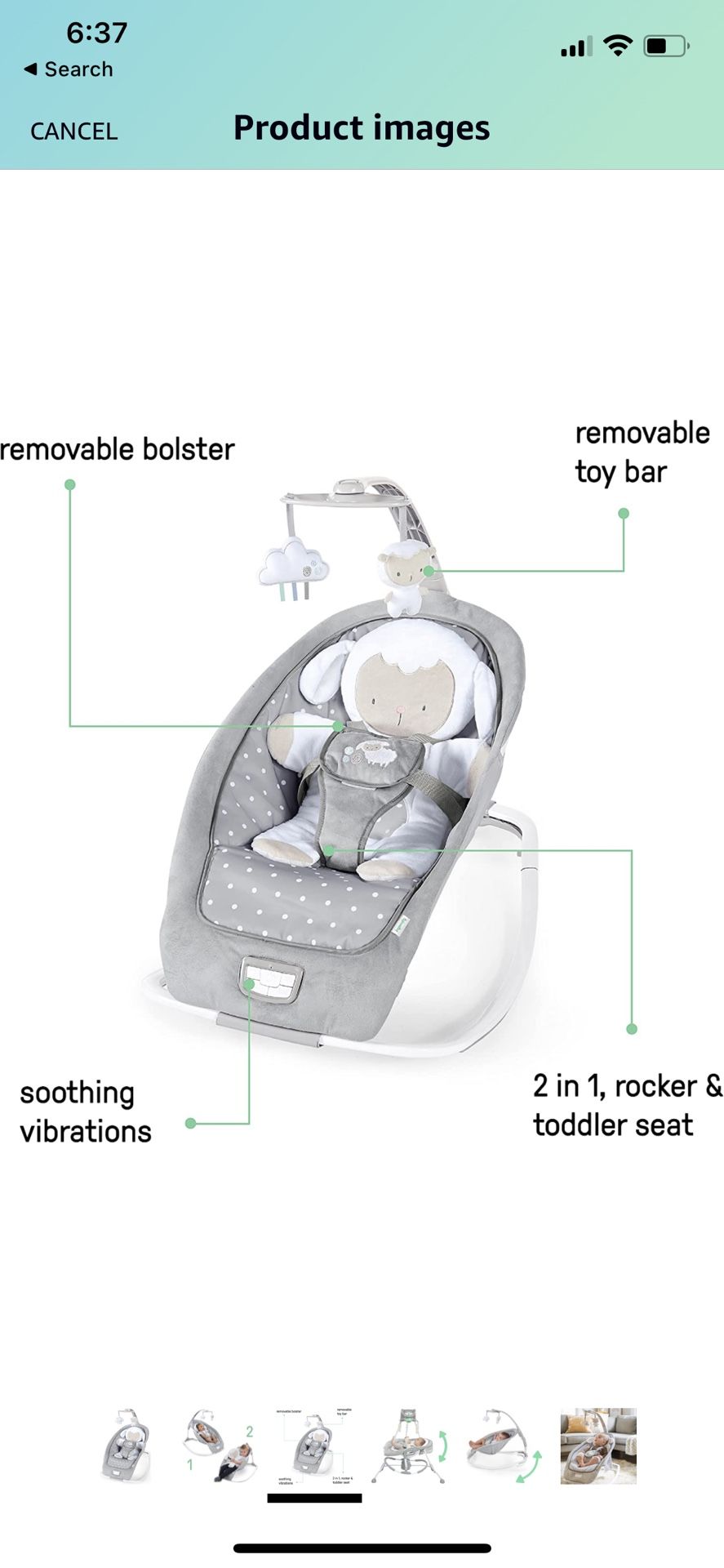 Ingenuity Infant To Toddler Rocker And Baby Bouncer Seat With Vibration ...