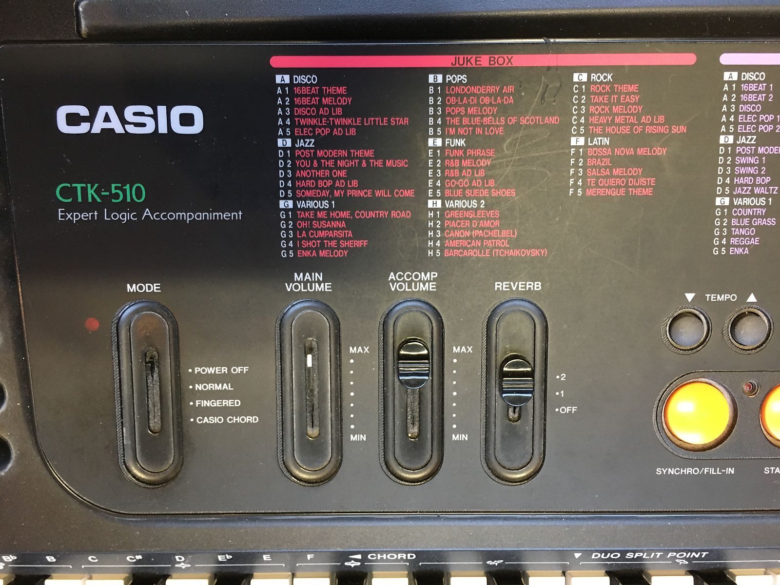 CASIO CTK-510 Vintage 80’s Keyboard In Perfect Condition ! Only $50 ...