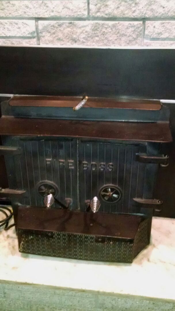 Fire Boss wood stove insert with built-in blower system will heat ...