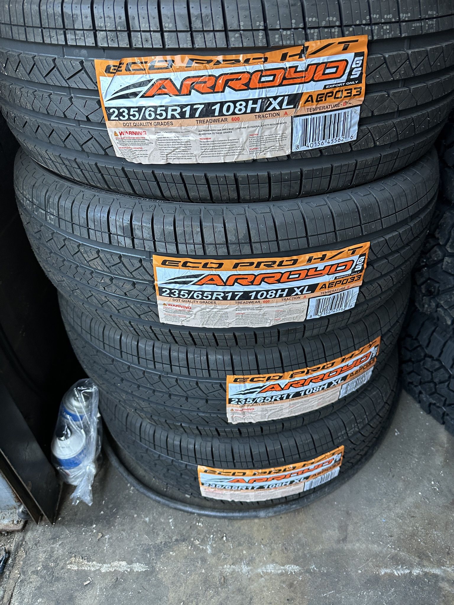 Set 235/65/17 Arroyo New Tires Mounted And Balanced Montadas Y Balanciadas Gratis for Sale in ...