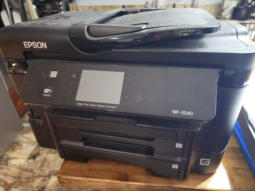 Epson WF -3540 Printer. Scan Copy Fax WiFi Ethernet for Sale in ...