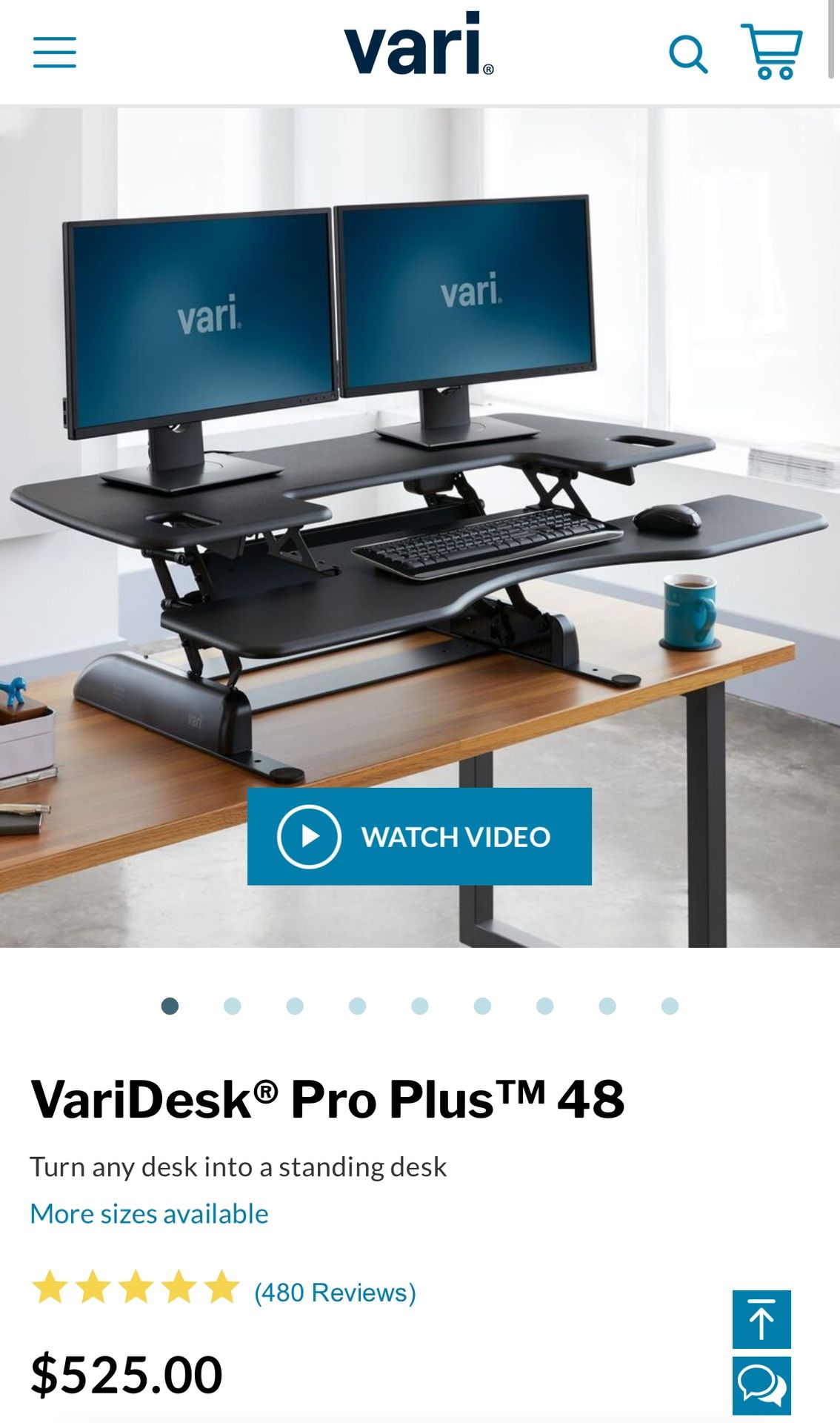 Veridesk Multiple Position Computer Desk for Sale in Pompano Beach, FL ...