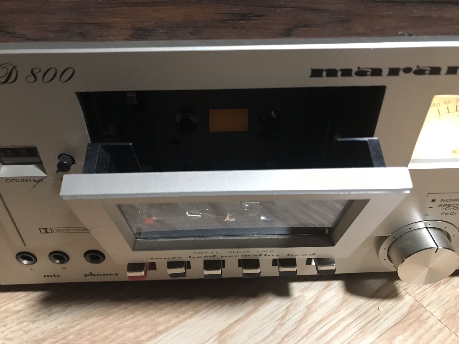 Marantz Champagne Face Series Stereo Cassette Deck SD800 for Sale in ...