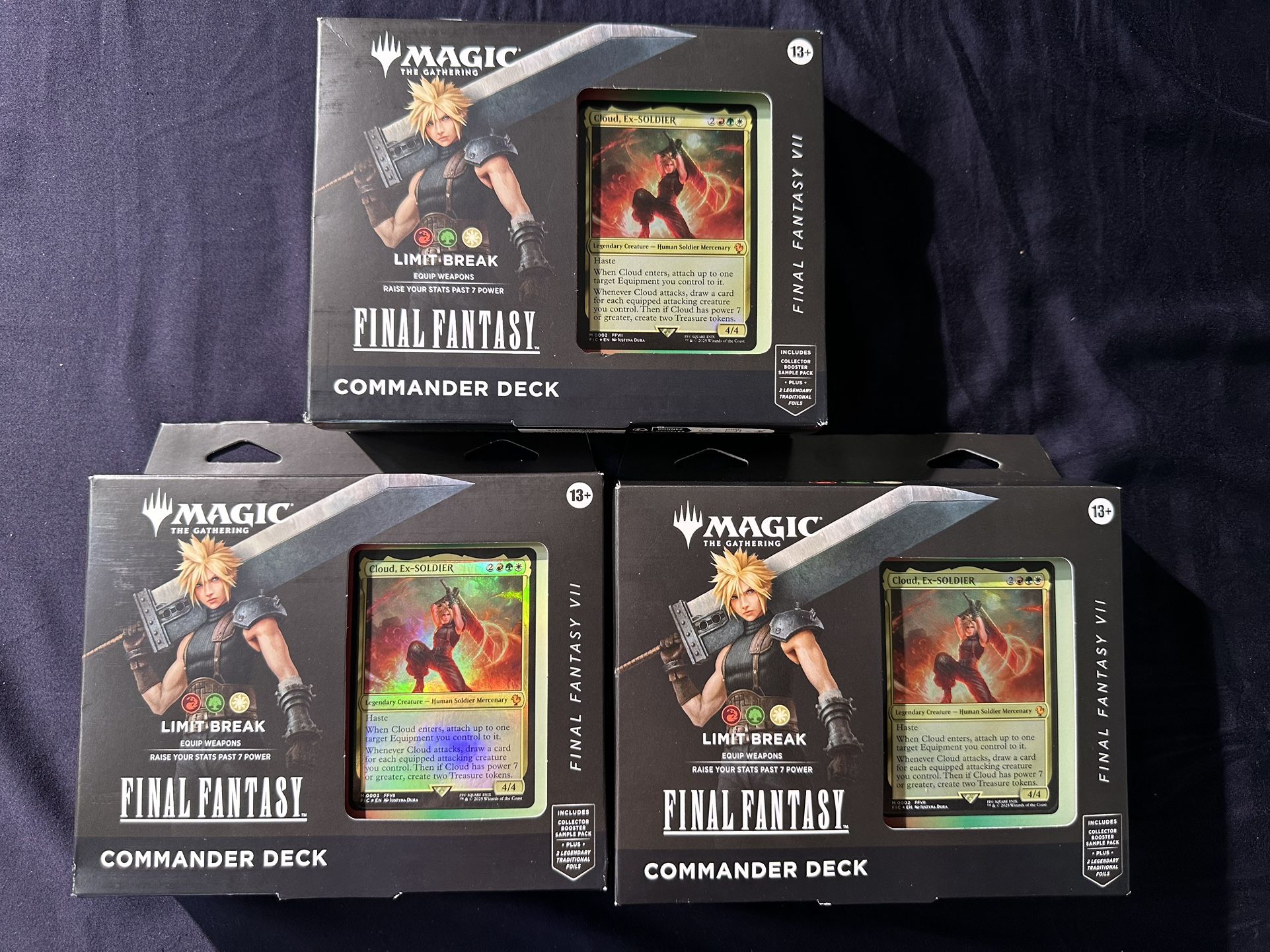 Limit Break Cloud FINAL FANTASY Commander Deck - FINAL FANTASY VII for ...