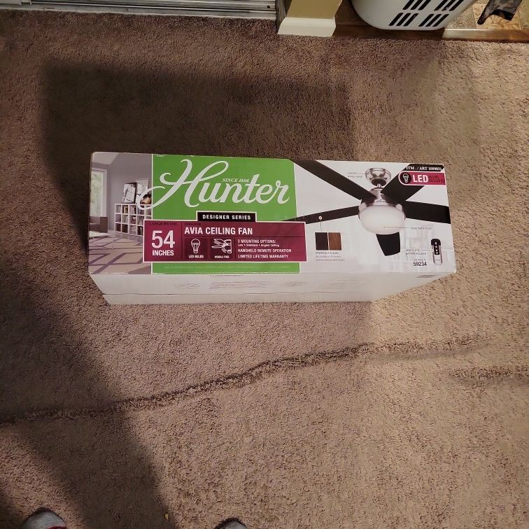 Hunter Avia Ceiling Fan Model 59234 | Shelly Lighting