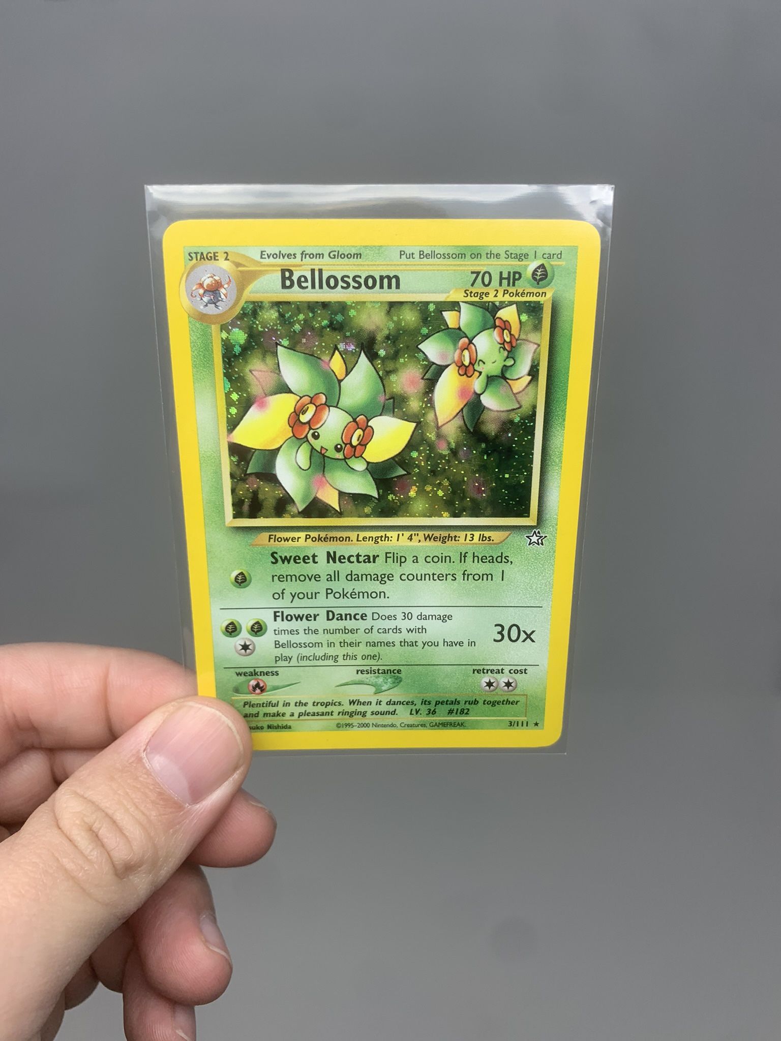 Pokemon Bellossom Card