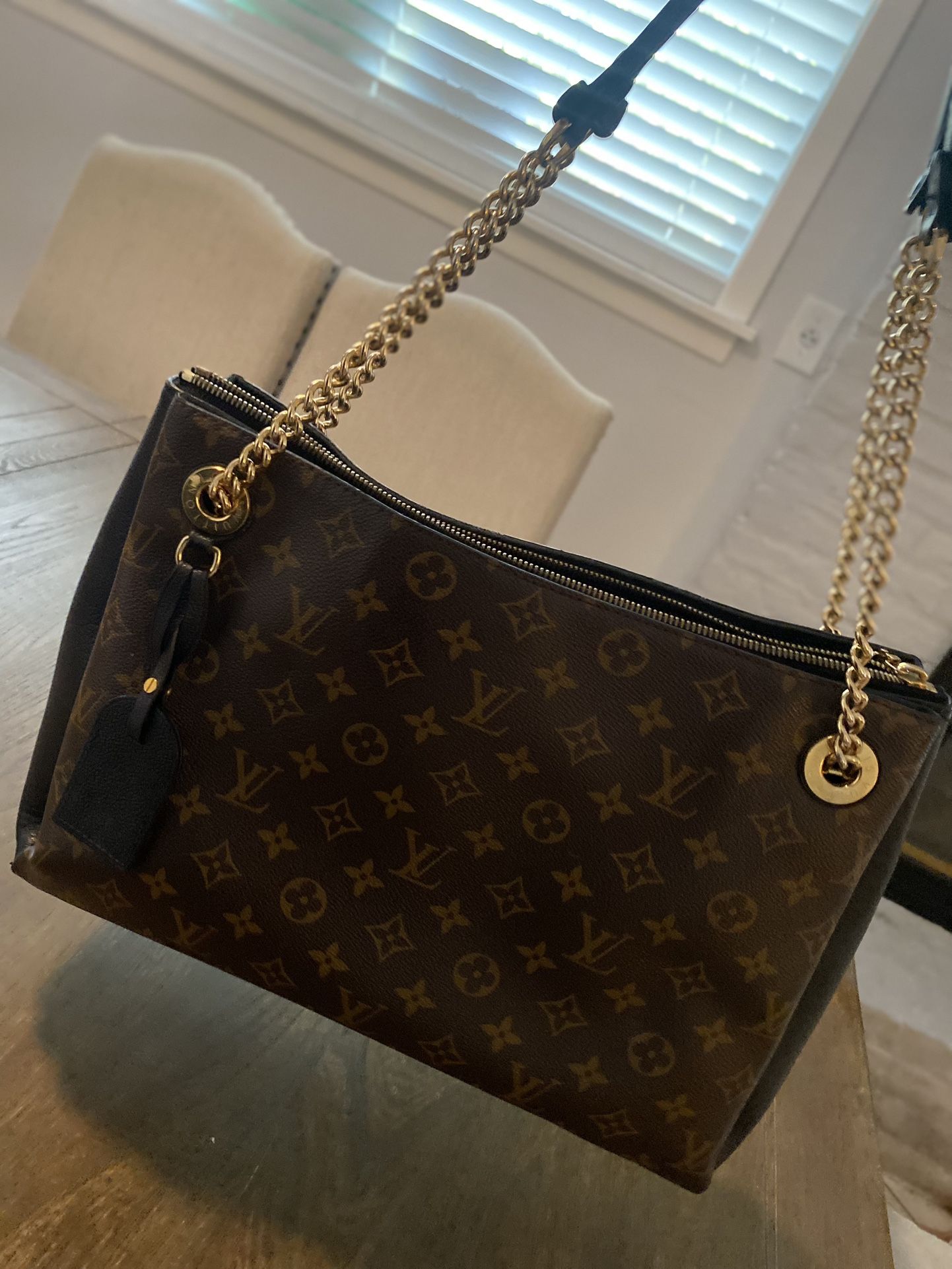 Louis Vuitton Monogram Surene Bag MM Black Authentic for Sale in ...
