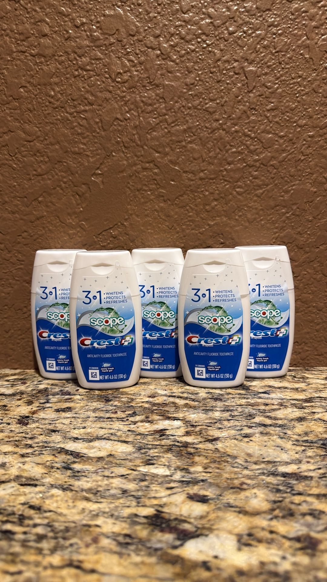 5- Crest Scope 3 In 1 Tooth paste. $10 for Sale in San Antonio, TX ...