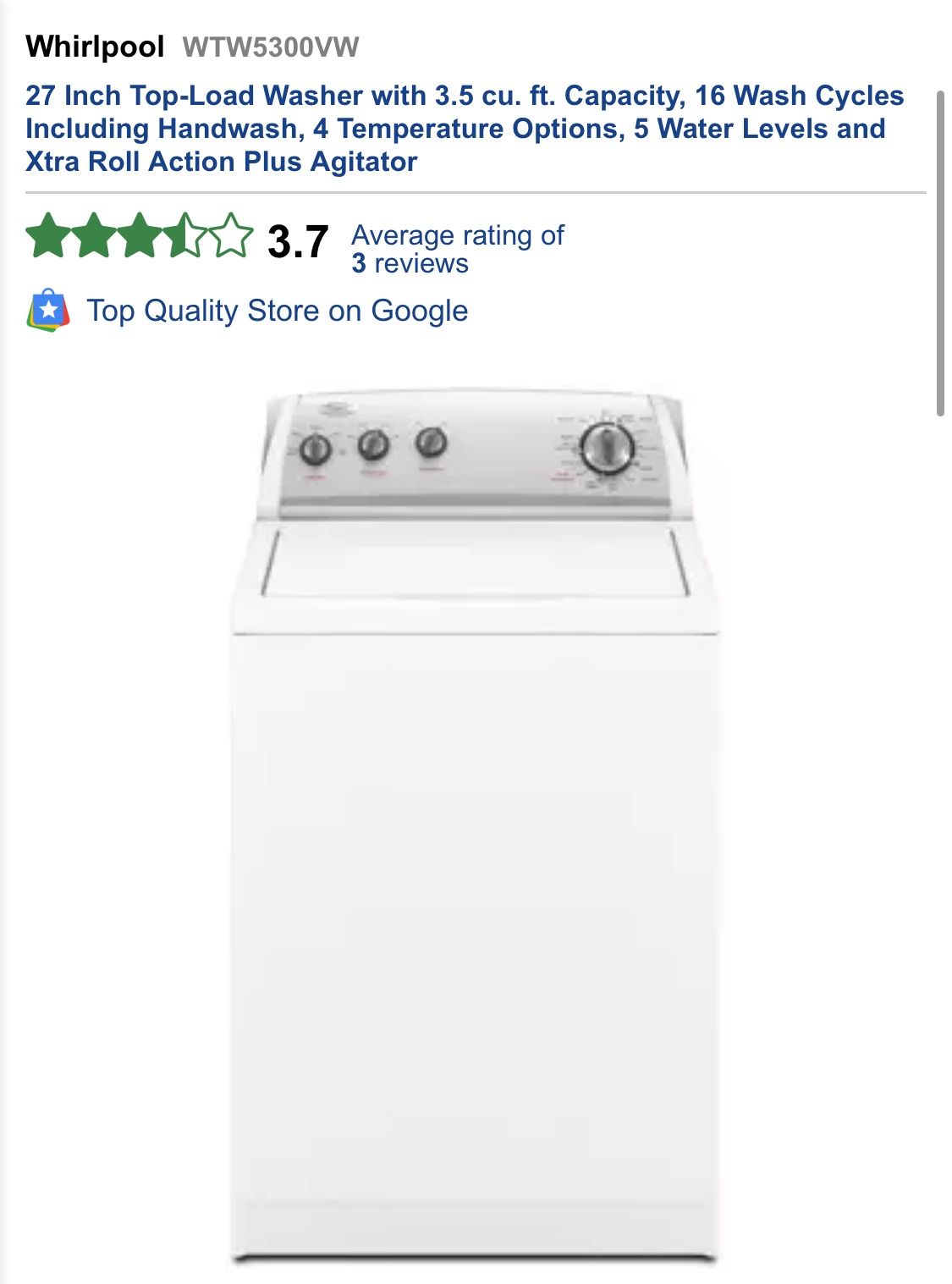 Whirlpool Washing Machine & GE Dryer for Sale in Richmond, VA - OfferUp