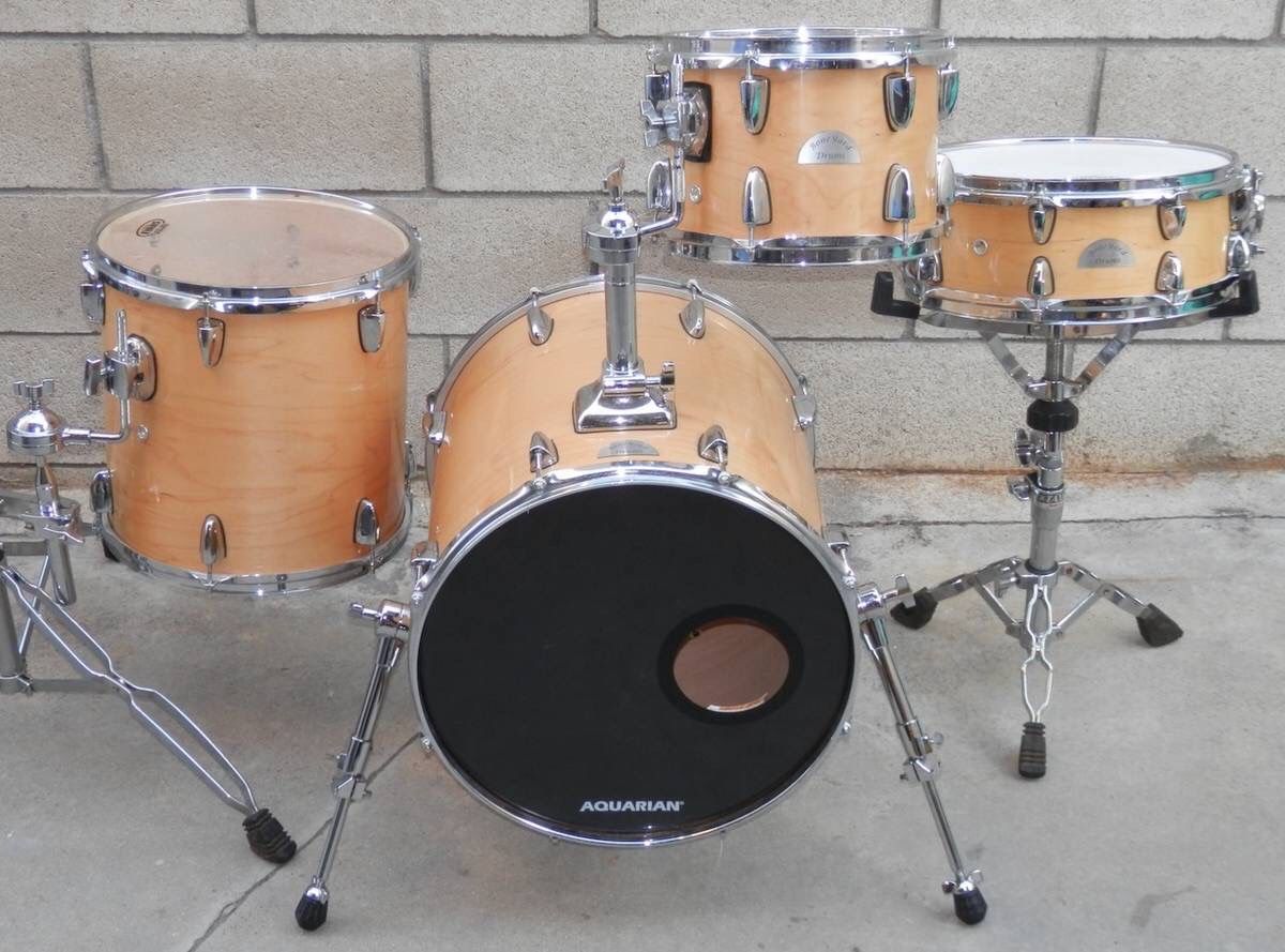 Drum Set Compact Hip Gig Breakbeats Club Jam Style Shell Pack. 4 Drums ...
