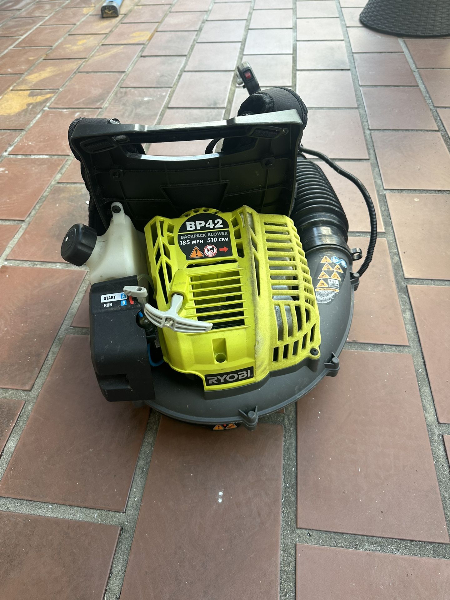 Ryobi 185 MPH 510 CFM Gas Backpack Leaf Blower for Sale in Lake Worth ...