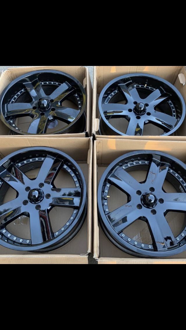 20 inch chrome Rims and Tires 5x5 Wheels Chevy Silverado Tahoe Sierra ...