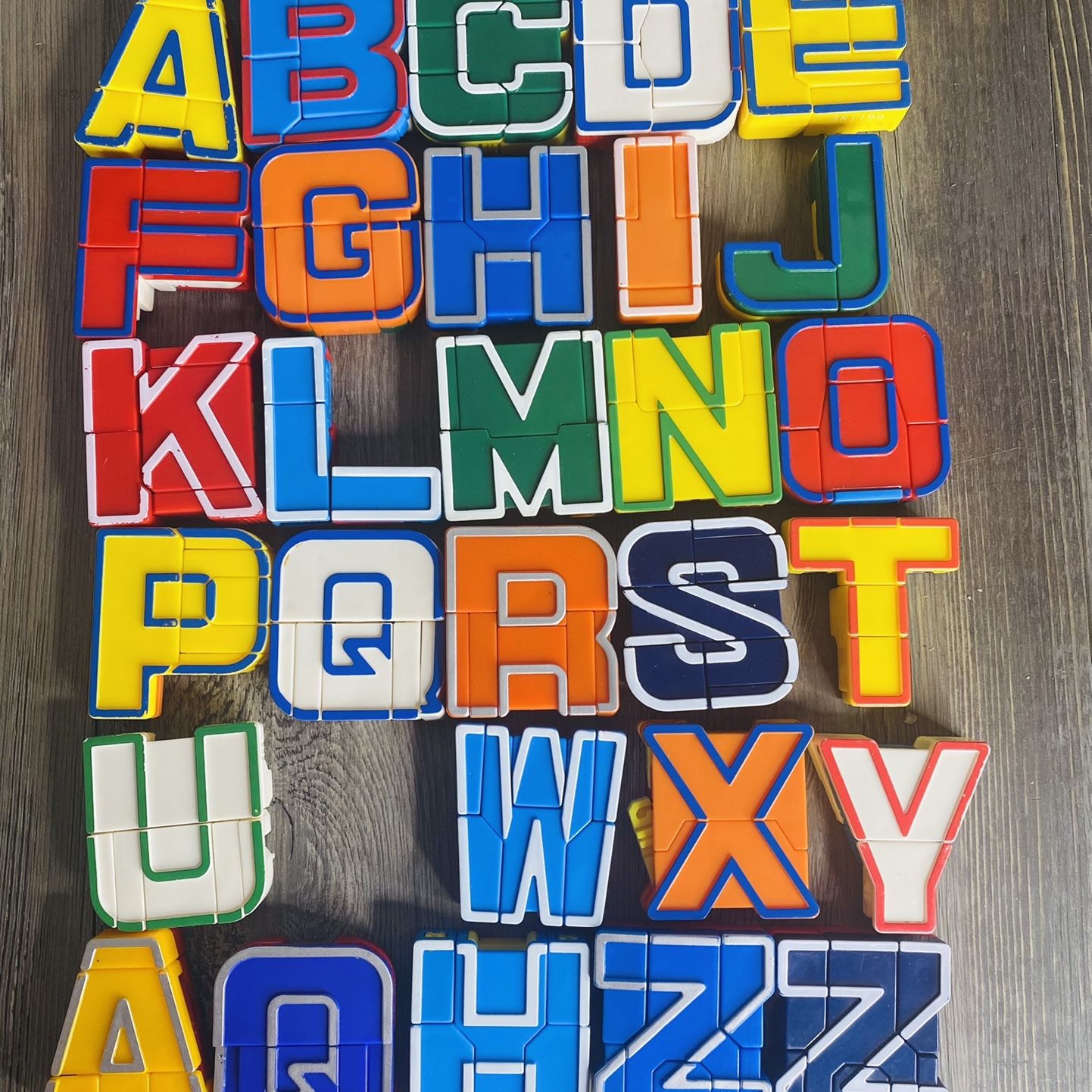 Transformer Alphabet Letters