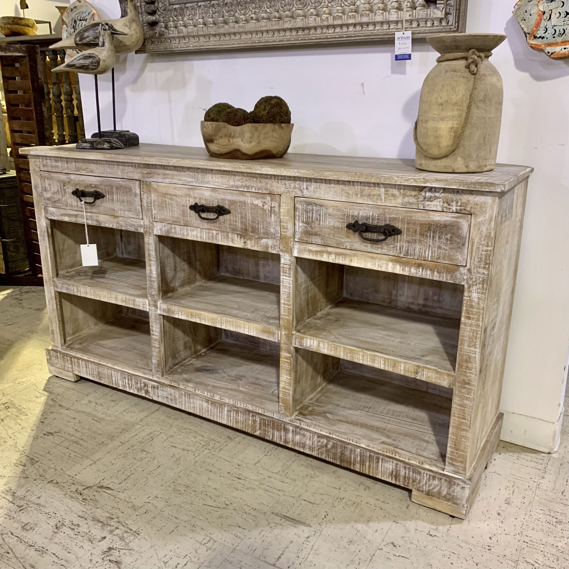 Distressed Wood Sideboard for Sale in Hollywood, FL - OfferUp