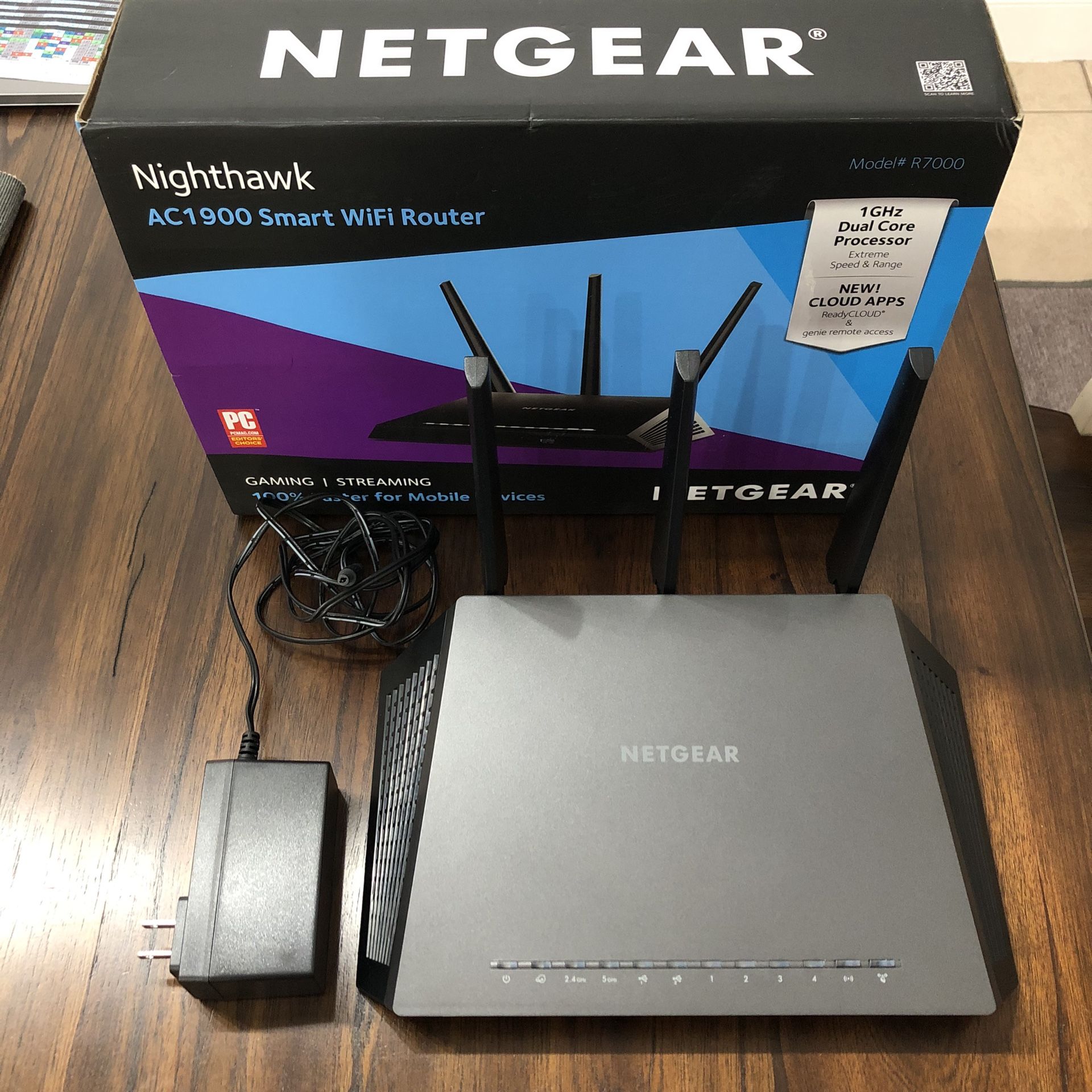 Netgear Nighthawk AC1900 Dual-Band 4-Port Gigabit Wireless AC Router (R7000) for Sale in Belle ...