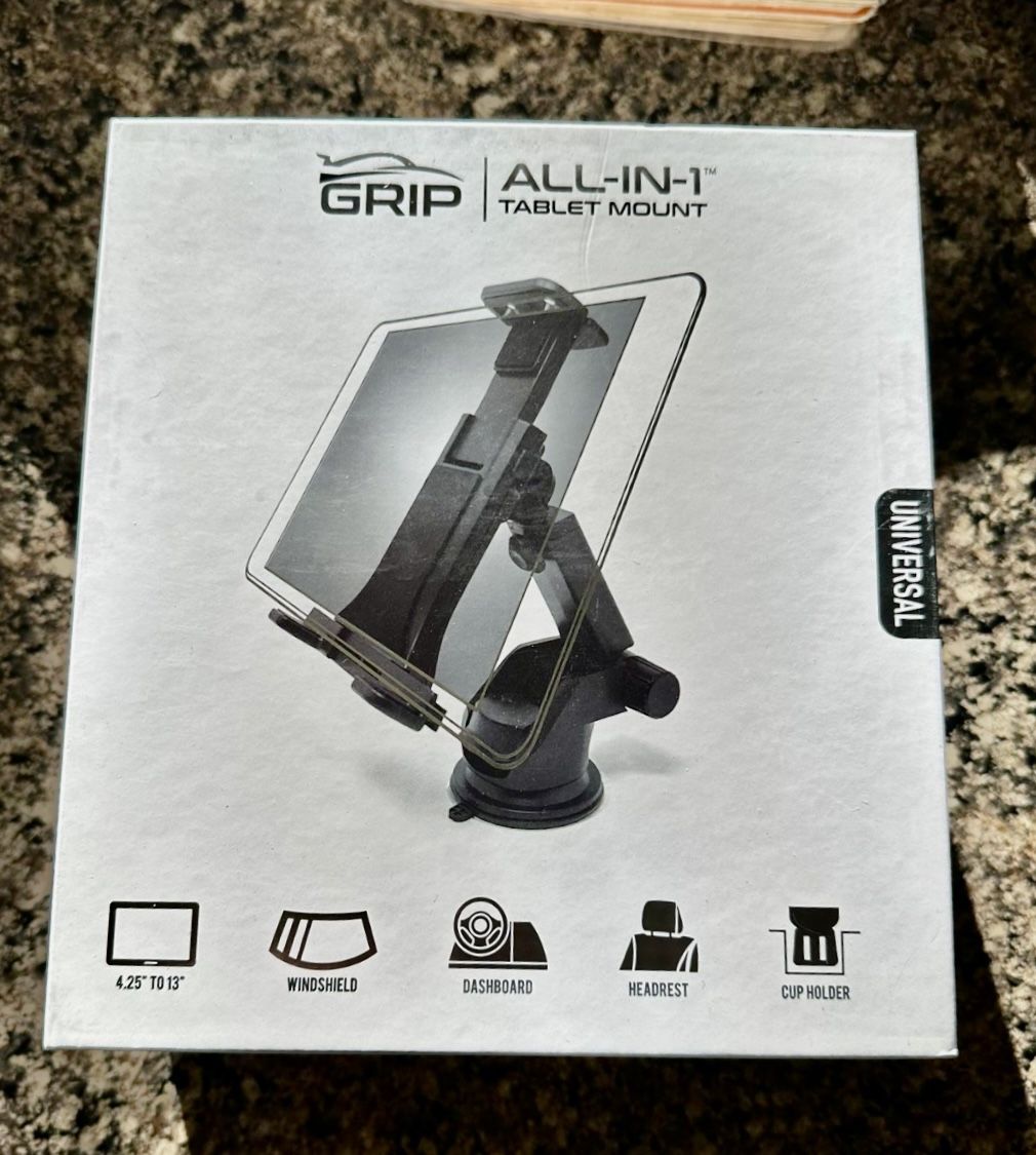 New in Box Verizon Grip All-in-1 Tablet Car Mount for Sale in Gilbert ...