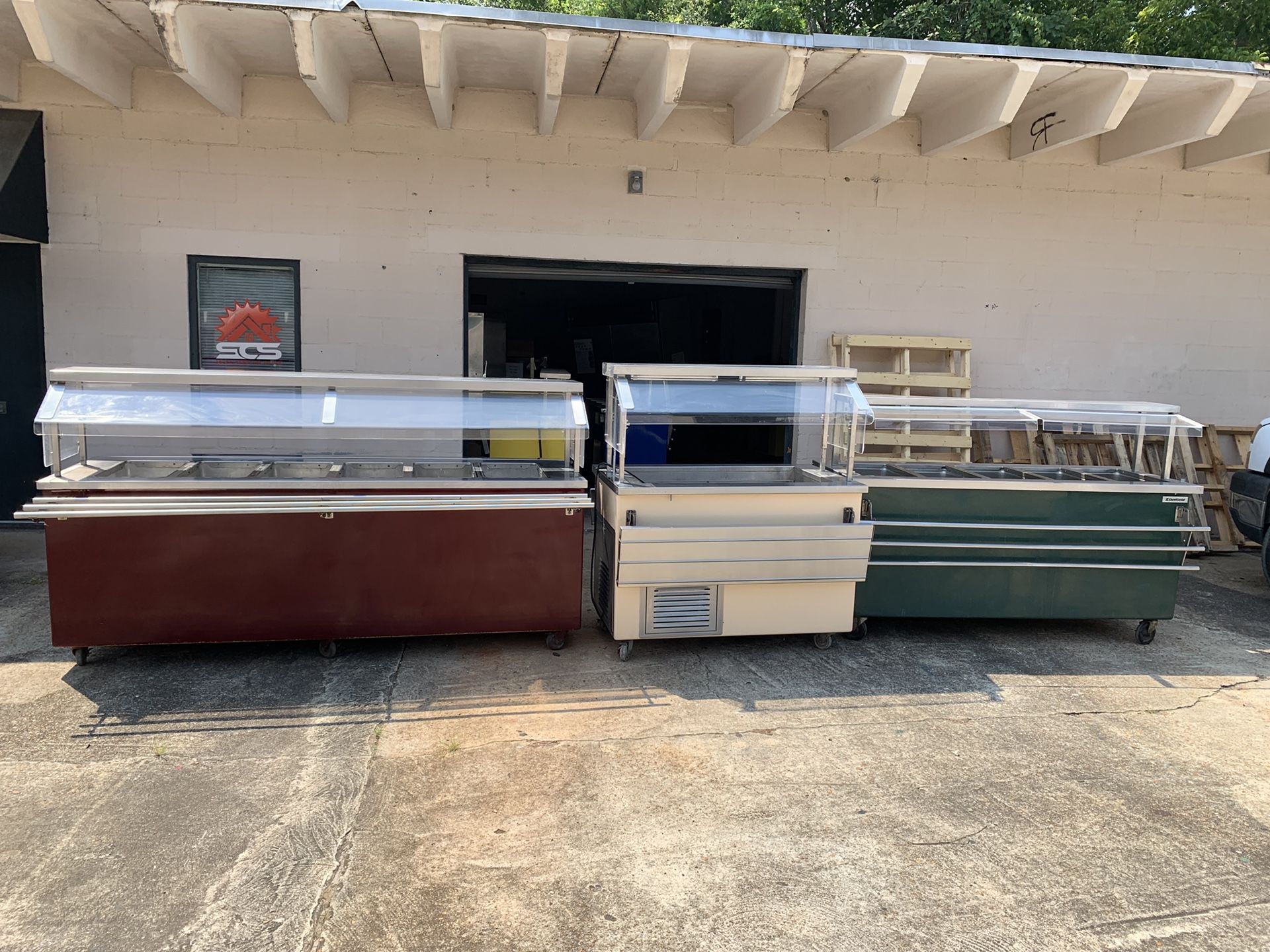 Serving lines/steam tables/buffet/salad bars for Sale in Mount Pleasant ...